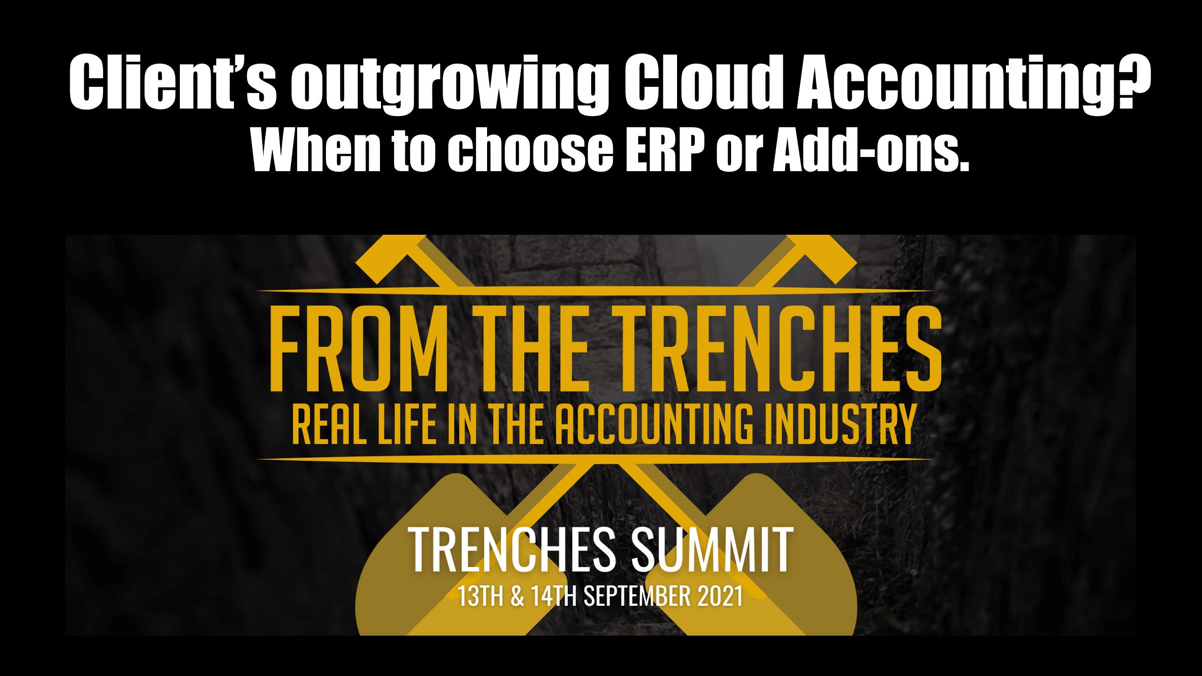 From The Trenches Summit 2021 - The SMERP Dilemma - Value Adders